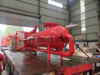 China Drilling Mud Gas Separation Poor Boy Degasser Drilling Site Degassing Equipment 1200mm for sale