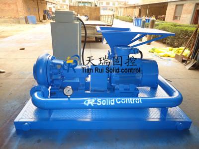 China Blue Oilfield Shear Type Jet Mud Mixer With Mixing Hopper 45kw Motor Power for sale