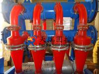 China API Drilling Mud Cleaner Desilter Hydrocyclone For Oil / Gas Drilling 180m³/h easy to dismantle and replace for sale