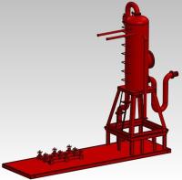 China 320m3/H Capacity Mud Gas Separator Poor Boy Degasser High Performance for sale
