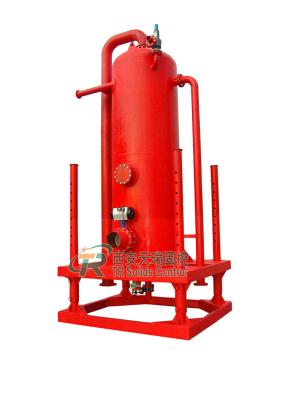 China 1200mm Drilling Solids Fluids Mud Gas Separator / High Capacity Gas Buster Oilfield for sale