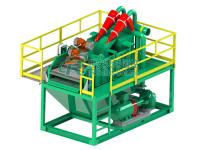 China Hydrocyclone 45KW Mud Tank System , Compact Size Drilling Mud Disposal for sale