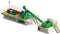 China Water Based Drilling Mud System with 2 Screw Pumps Electric Control for sale