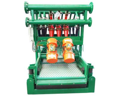 China 1056 GPM Compact Structure Desander Desilter for Oil and Gas Drilling Electric controlled for sale