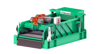 China TRPS585 Mud Drying Shale Shaker Green Color 2600 * 1645 * 1380mm For Oil / Gas for sale