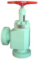 China Jlk52-35 Right Angle Type Manual Choke Valve Alloy Steel Material Flange Connection for sale