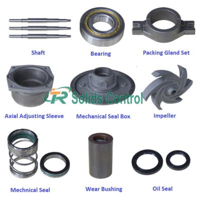 China Drilling Fluid Mission Centrifugal Pumps With Axial Adjustment Structure for sale