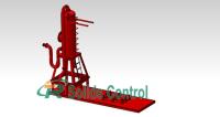 China TRZYQ1200 Vertical Gas Separator 1200mm Main Body Diameter Heavy Duty for sale