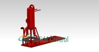 China High Capacity Oilfield Separator Gas Buster Efficient Degassing Performance for sale