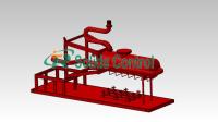 China Oil Field Drilling Mud Gas Separator 240m3/H Capacity TRZYQ1000 Large Capacity for sale