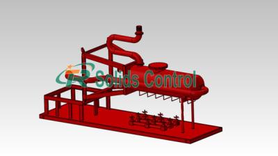 China Oil Field Drilling Mud Gas Separator 240m3/H Capacity TRZYQ1000 Large Capacity for sale