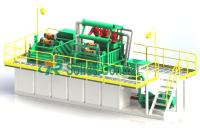 China Durable Industrial Drilling Mud System HDD Mud System Low Power Consumption for sale