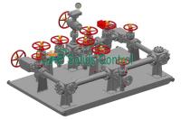 China Heavy Duty Drill Spare Parts For Oil Gas Drilling High Working Pressure for sale