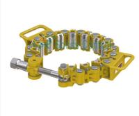 China Multi Link Design Drill Spare Parts Rotary Safety Clamp Handling Drill Collars for sale