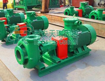 China 20m Lift Centrifugal Mud Pump Centrifugal Slurry Pump 50HZ 7.5kw Power for sale
