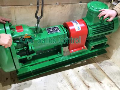 China Industry Mission Equal Centrifugal Mud Pump Drilling Fluid Equipment 35m Lift for sale