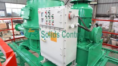 China High Performance Vertical Cutting Dryer Oilfield Drilling Equipment 900r/Min Rotary Speed for sale