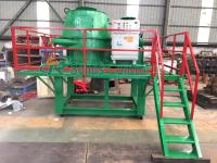 China Oil Drilling Sludge Vertical Cutting Dryer 30 - 50T/H Capacity 60L Fuel Tank Volume for sale