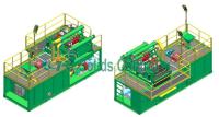 China 200 GPM Capacity Drilling Mud System HDD Drilling Mud Treatment System for sale