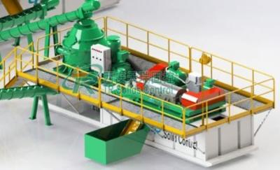 China Water Based Management Drilling Mud System With 2 Screw Pumps 9000*2200*1300mm for sale