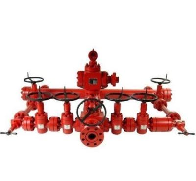 China Well Control Drill Spare Parts Hydraulic Jg-35 Choke Manifold 2700kg Weight for sale
