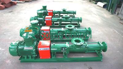 China Solid Control Screw Type Pump G Series 0.3Mpa Pressure 7.5kw Power 386kg Weight for sale