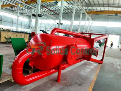 China Oilfield Mud Gas 320m3/H Vertical  Poor Boy Degasser for sale