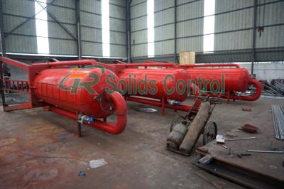 China Skid Mounted Mud Gas Separator For Safe Drilling Process 320m3/H for sale