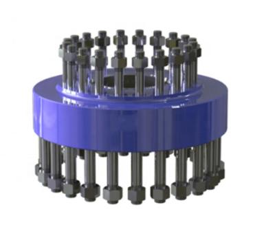 China Zinc Coated API 6A Wellhead Flange Ends Drill Spare Parts for sale