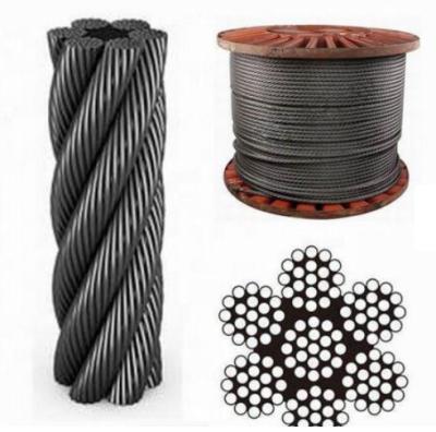 China Rotary Drilling 1570Mpa 60mm 6x19S Steel Wire Rope for sale