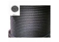 China 40mm Wear Resistant 6X12 Galvanized Steel Wire Rope for sale