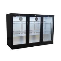 China 220W Triple Glass door Commercial Fridge Freezer 220V 50Hz Fan Cooling for sale