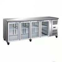 China Fan Cooling Stainless Steel Under Counter Fridge With CE 1.2m 1.5m 1.8m for sale