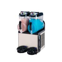 China 2 Tank 30L Slushy Machine Commercial Frozen Drink Slush Making for sale