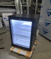 China Hotel 108L Fan Cooling Display Beer Bar Refrigerator Glass Hinge Door Back Bar Cooler for sale