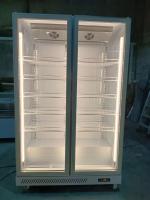 China 1000L Commercial Glass Door Chiller With R290 Refrigerant Upright Fridge for sale