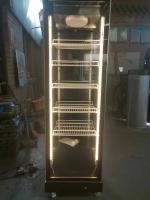 China R290 Single Door Upright Fridge Commercial Beverage Display Refrigerator for sale