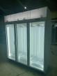 China Commercial Beverage Display Fridge 3 Glass Door Upright Chiller 110V 60Hz for sale