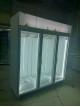 China Commercial Beverage Display Fridge 3 Glass Door Upright Chiller 110V 60Hz for sale