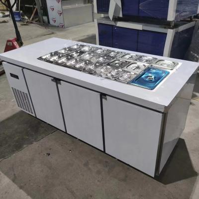 China 300L Under Counter Salad Chiller Commercial Table For Kitchen Restaurant for sale