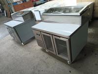 China Under Counter Salad Table Commercial Refrigeration Pizza/Sandwich Prep Table for sale