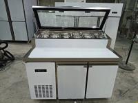 China Under Counter Salad Table Commercial Refrigeration Pizza/Sandwich Prep Table for sale