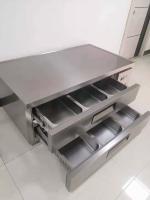 China 6-Drawers Counter Table Commercial Stainless Steel Counter Chiller Drawers Refrigerator Workbench for sale