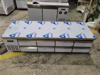 China Commercial Counter Table Chest Of 6 Drawer Stainless Steel Refrigeration Kitchen Equipment for sale