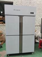 China Commercial Upright Fridge for Kitchen Fan Cooling System Stainless Steel Refrigerator for sale