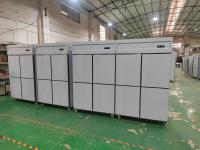 China Commercial Upright Fridge for Kitchen Fan Cooling System Stainless Steel Refrigerator for sale