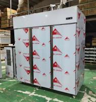 China Commercial Kitchen Upright Stainless Steel Fridge 3 Door Fridge Refrigerated for sale