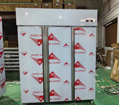 China Commercial Kitchen Upright Stainless Steel Fridge 3 Door Fridge Refrigerated for sale