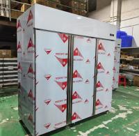China Commercial Kitchen Upright Stainless Steel Fridge 3 Door Fridge Refrigerated for sale