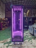 China Commercial Upright Refrigerator Beverage Display Fridge With Glass Door for sale